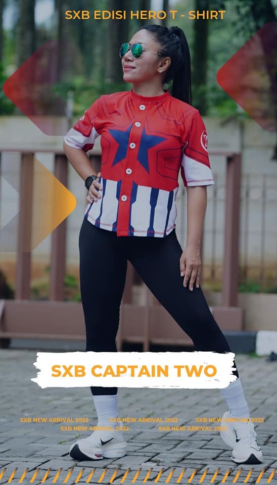 SXB CAPTAIN TWO SHORT SLEEVE AND LEGGING | SXB Sport Indonesia | SXB ...